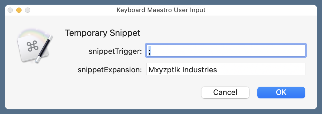 From TextExpander to Keyboard Maestro… again - All this